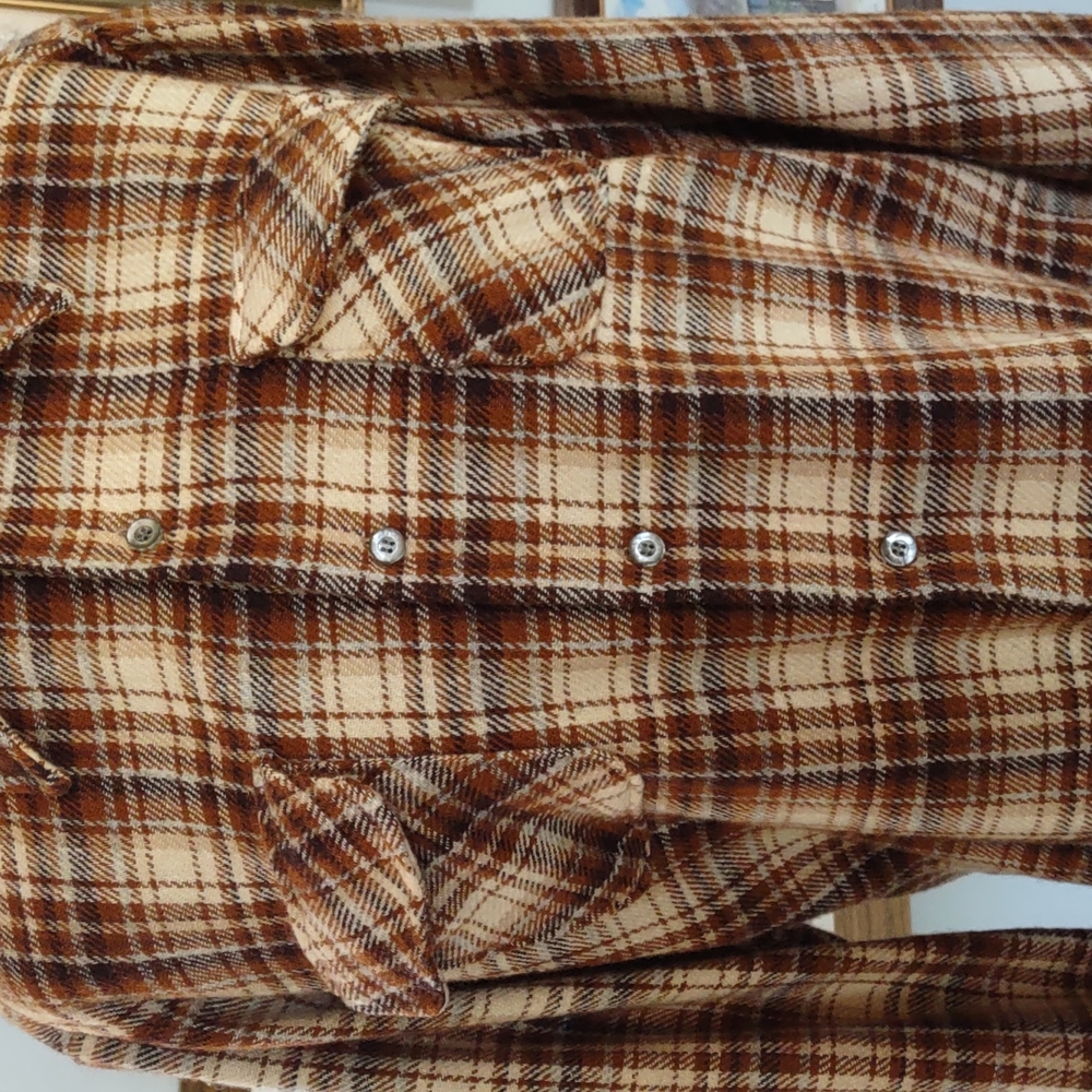 1950s California Male Flannel Jacket - Gem